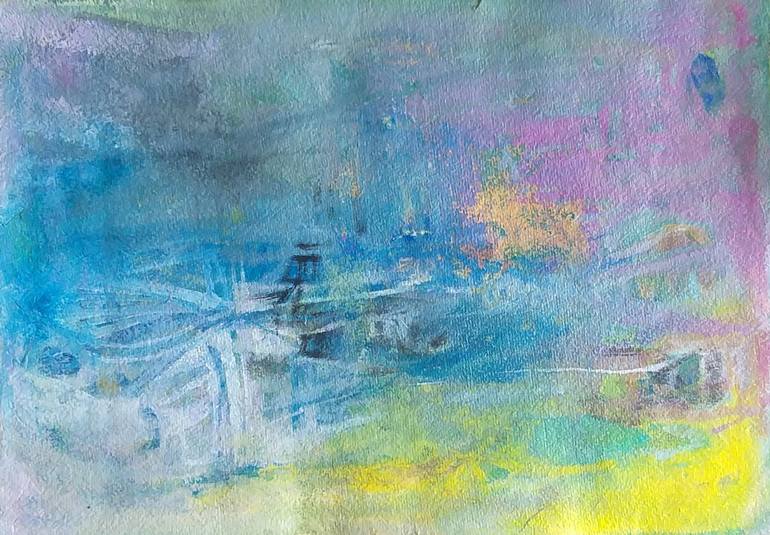 Magical shores Painting by Jayshree Savani | Saatchi Art