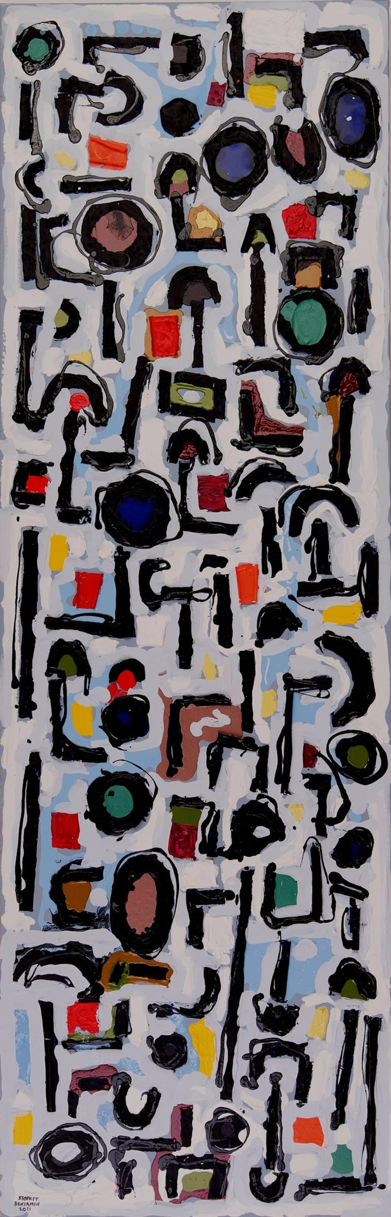 Inner Guide Painting by Sigalit Benjamin | Saatchi Art