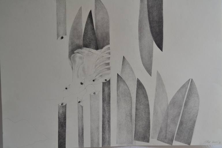 The unfit IV Drawing by ivana mali vukelic | Saatchi Art