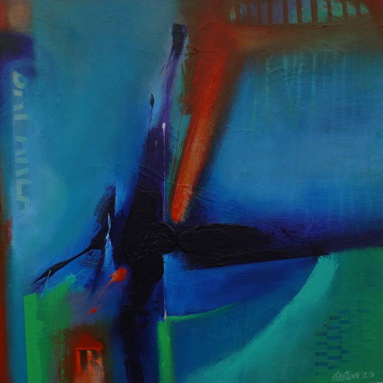 Strike Painting by Richard Bostrom | Saatchi Art