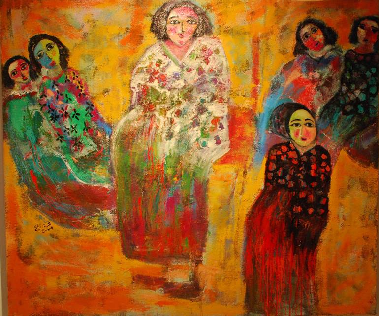 The Waiting Painting by mohamed rabie | Saatchi Art