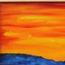 Blue Ridge Sunset Painting by Stan Sweeney | Saatchi Art