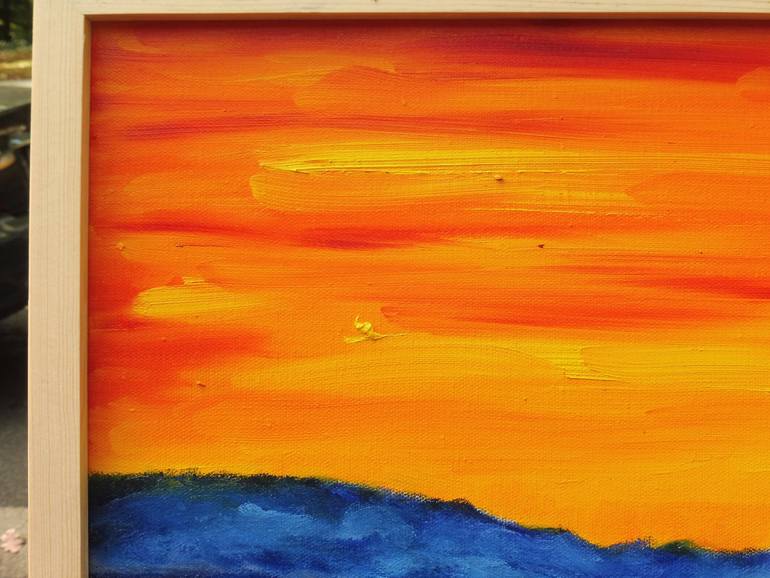 Blue Ridge Sunset Painting by Stan Sweeney | Saatchi Art
