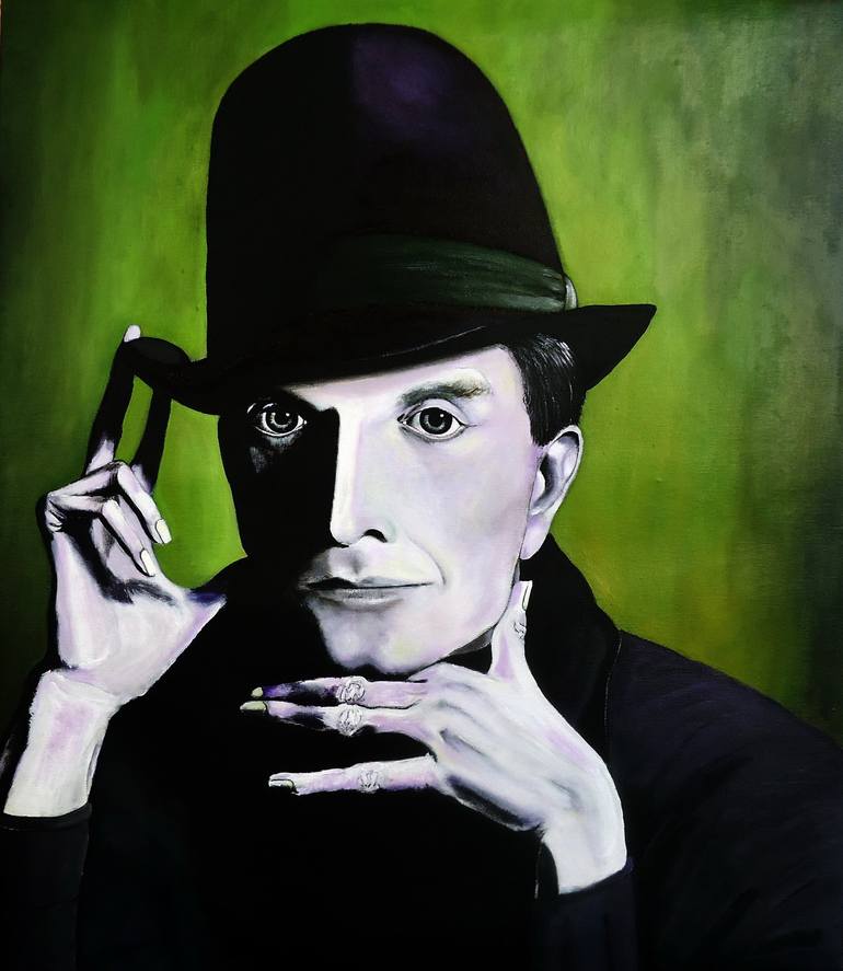 Truman Capote(SOLD) Painting by Ougen Lo | Saatchi Art