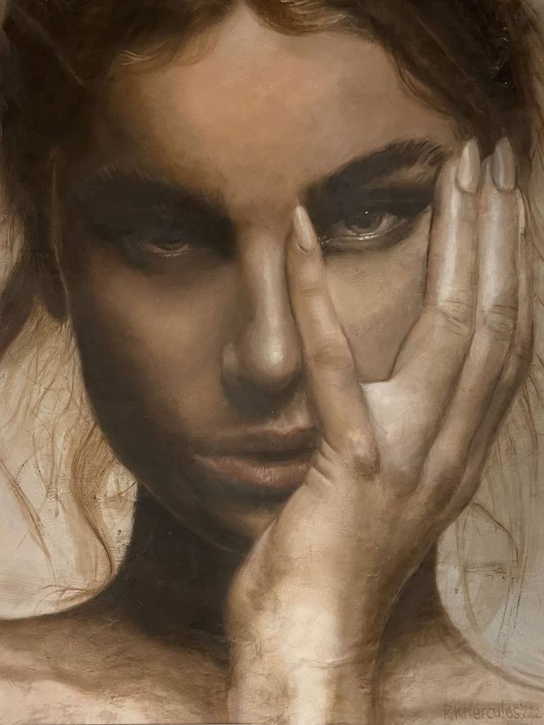 Gaze Painting by Art by Hercules | Saatchi Art