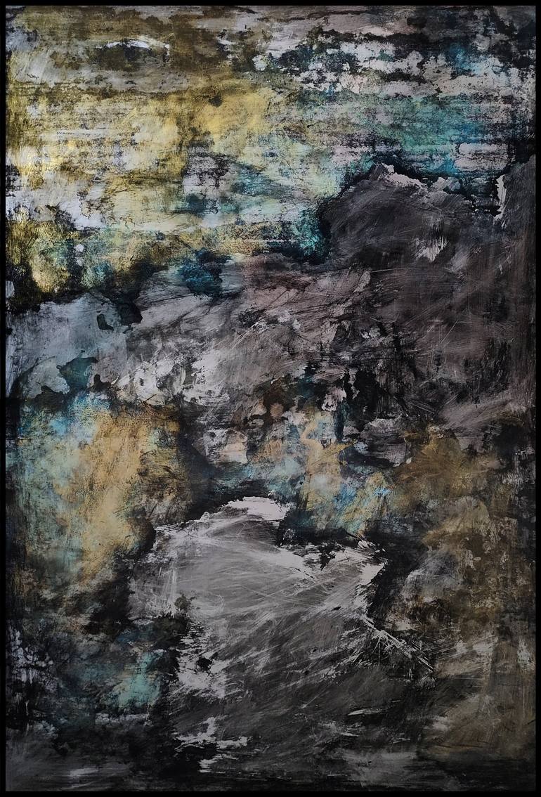 Mixed media art - Koln Painting by Maja Gajewska | Saatchi Art