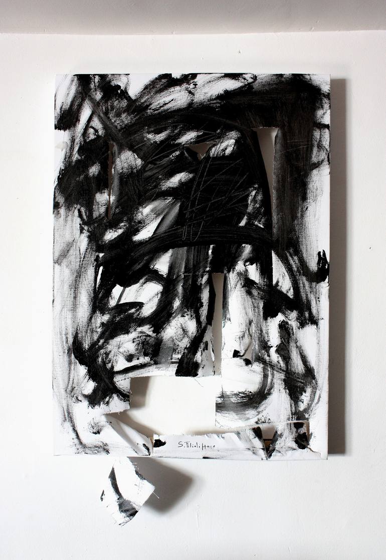 Troppo in fondo, troppo da vicino Painting by Saverio Filioli Uranio ...