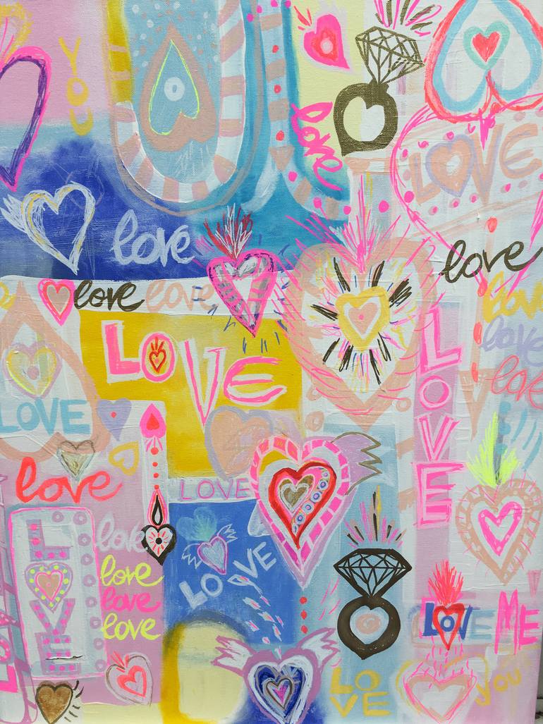 Committed Love Painting by Ana Oro | Saatchi Art