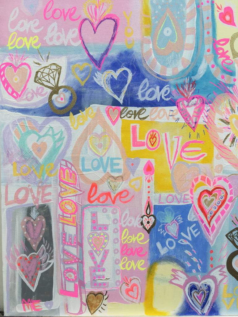 Committed Love Painting by Ana Oro | Saatchi Art