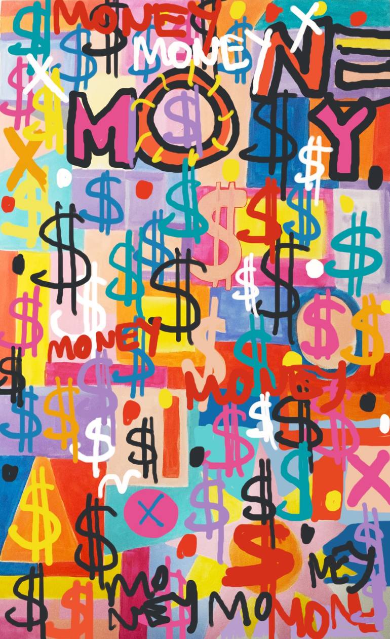 New Money Painting by Ana Oro | Saatchi Art