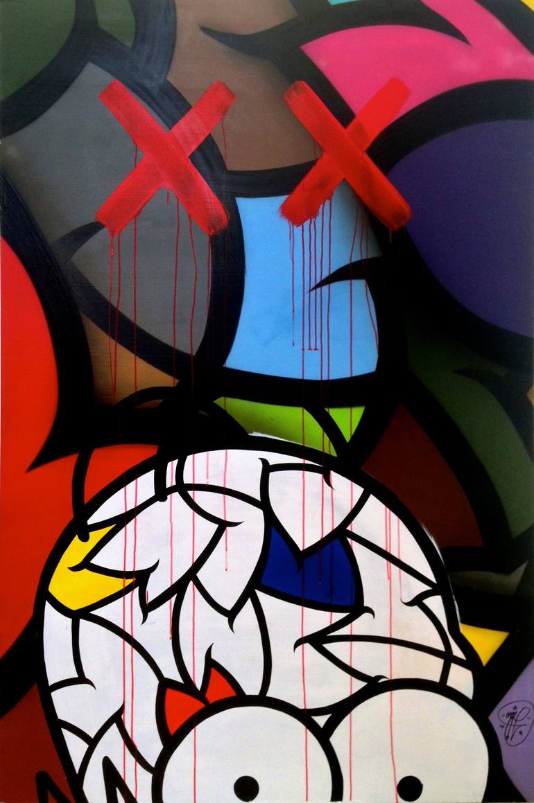 A Simple Man Painting by Thismeans Mar | Saatchi Art