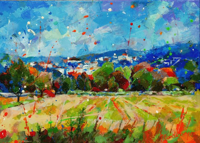 Midsummer Painting by Miriam Montenegro | Saatchi Art