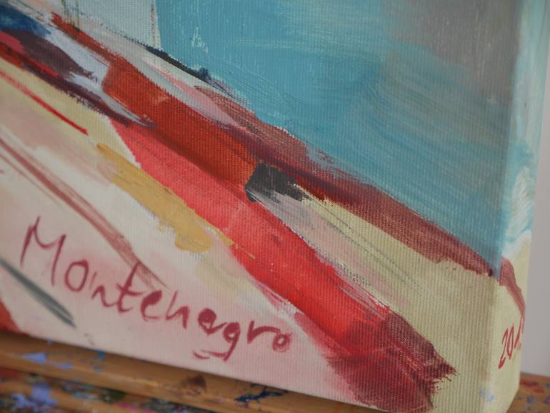 BY THE RIVER Painting by Miriam Montenegro | Saatchi Art