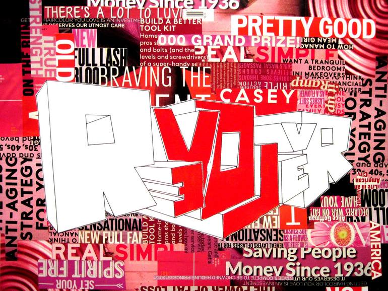 Love Revolver Collage by WILL DEPAULA | Saatchi Art