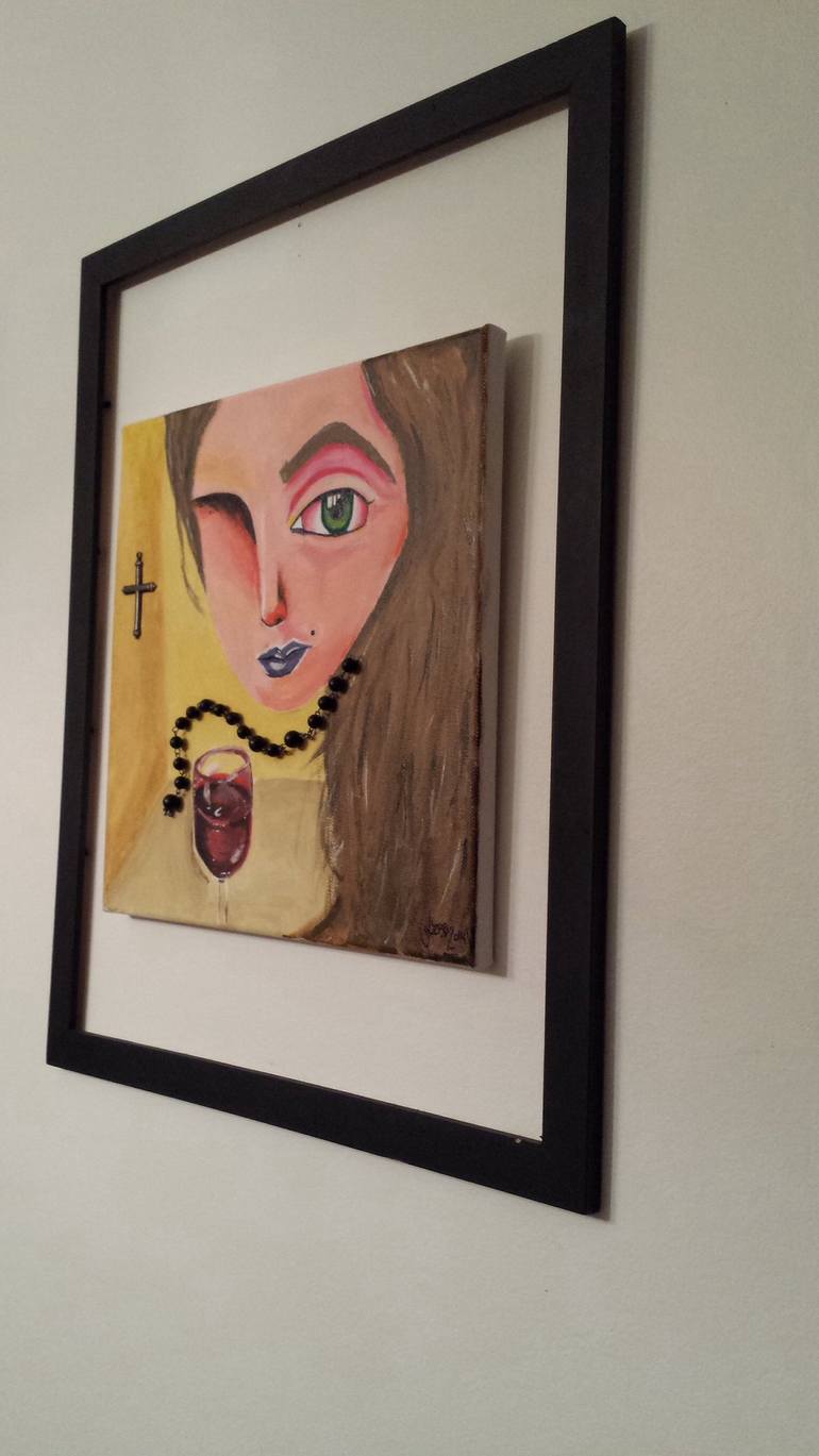 Chasing Merlot Painting by Vanessa Webb | Saatchi Art