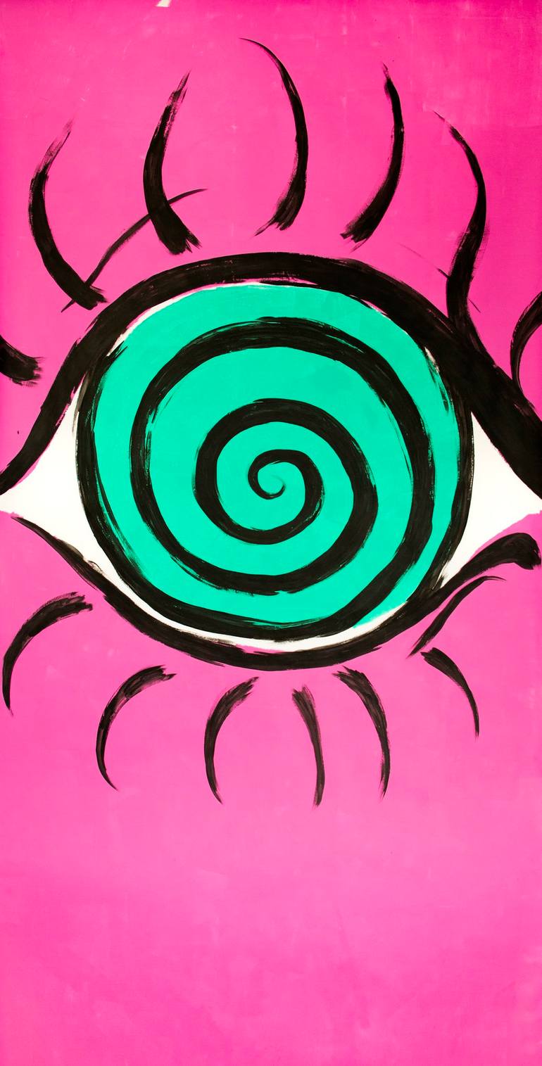 Psychedelic eye Painting by Leho De Sosa | Saatchi Art