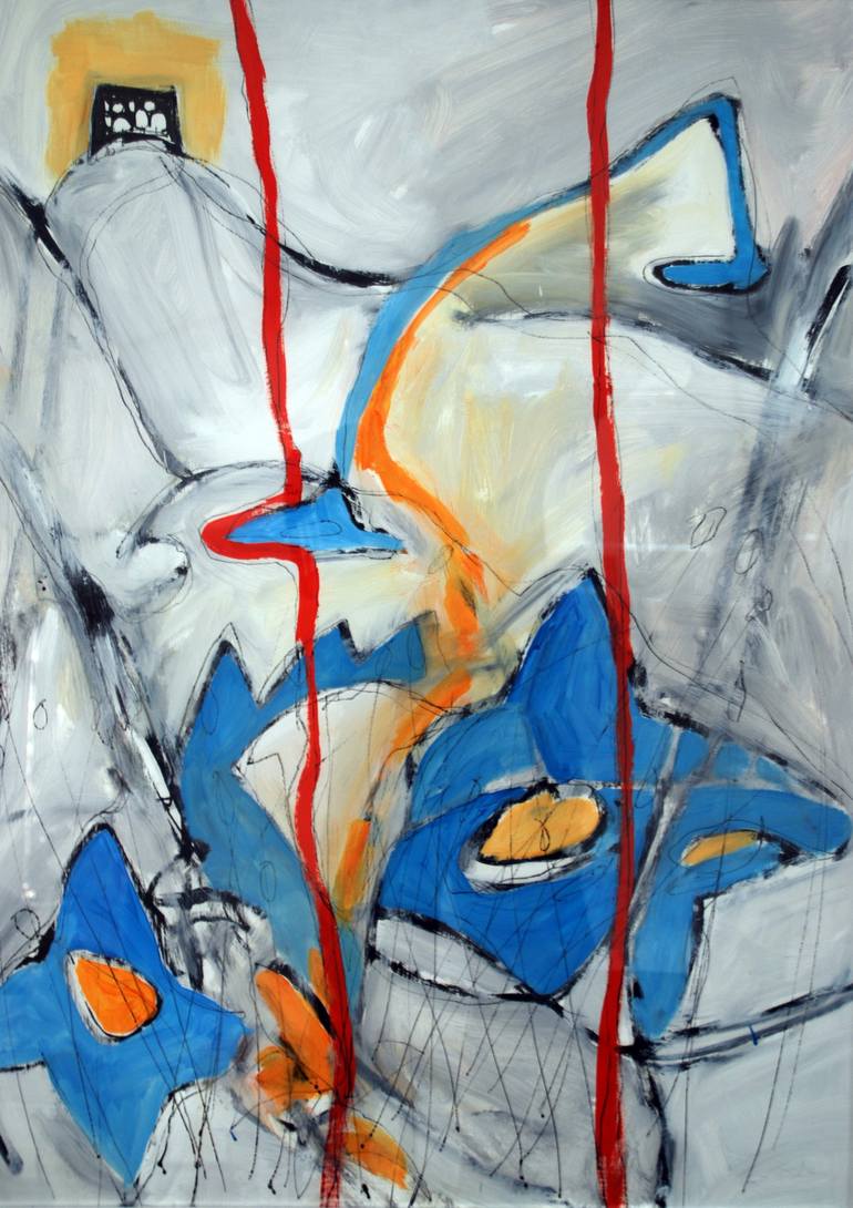 Bluebells Painting by david bridgeman | Saatchi Art