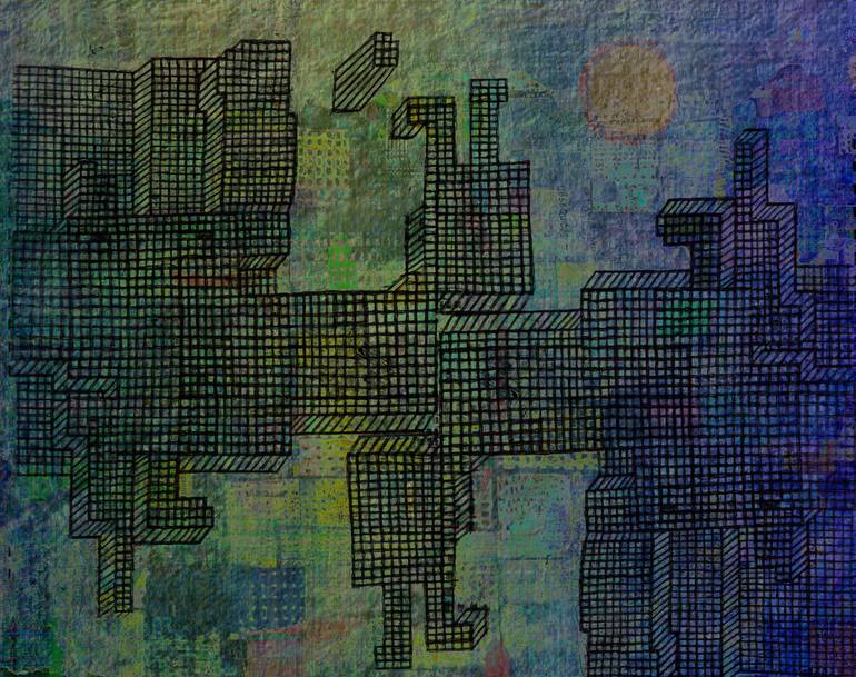 Urbanisation 6 Drawing by Andy Mercer | Saatchi Art