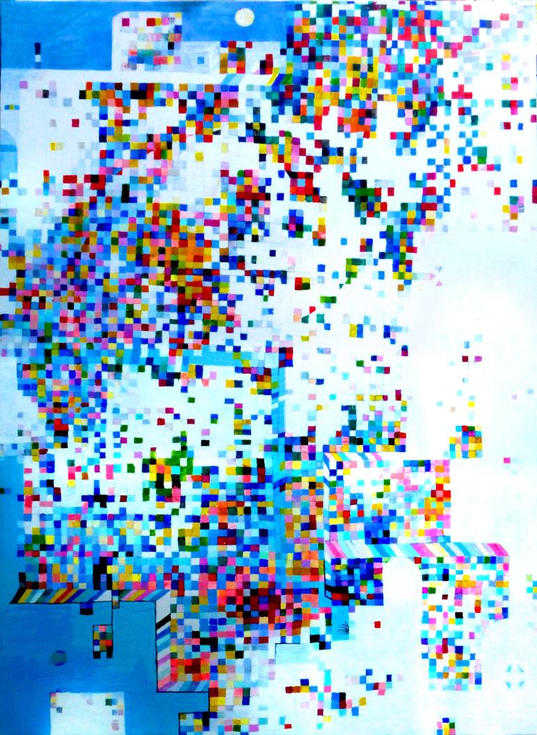 Hacienda Painting by Andy Mercer | Saatchi Art