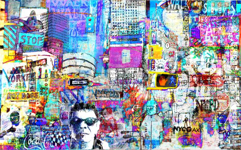 Manhattan - Limited Edition 10 of 50 Mixed Media by Andy Mercer ...