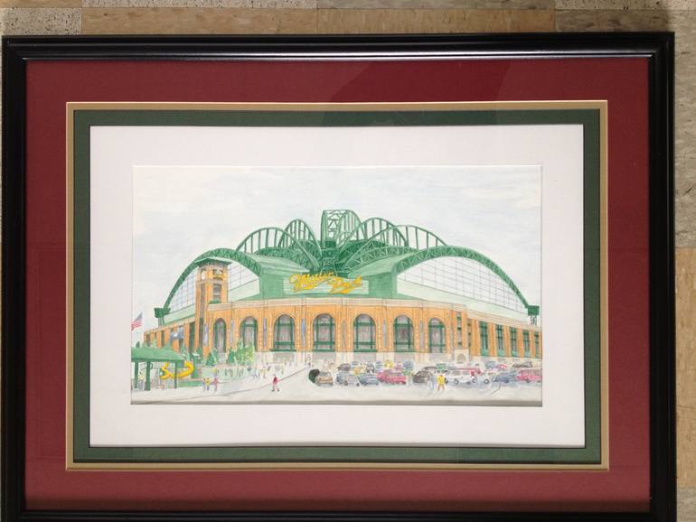 Miller Park Painting by Bryan Stangel | Saatchi Art