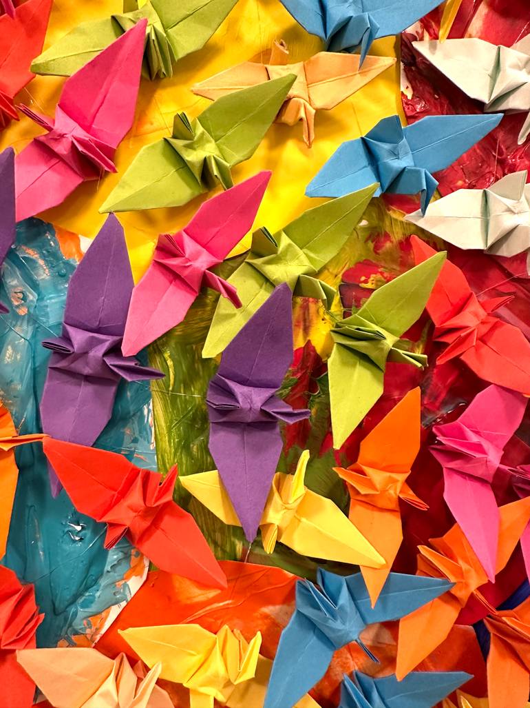 A whirlwind of freedom… (ORIGAMI 2024) Collage by Olivier Messas ...