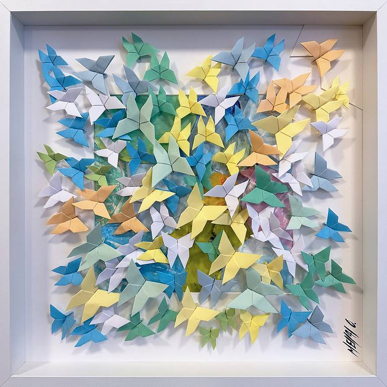 Sunlight... (ORIGAMI 2024) Collage by Olivier Messas | Saatchi Art