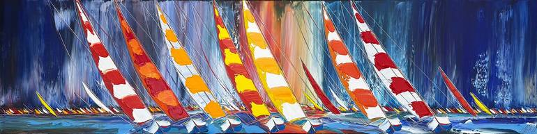 Un océan de liberté... AN OCEAN OF FREEDOM (2025) Painting by Olivier ...