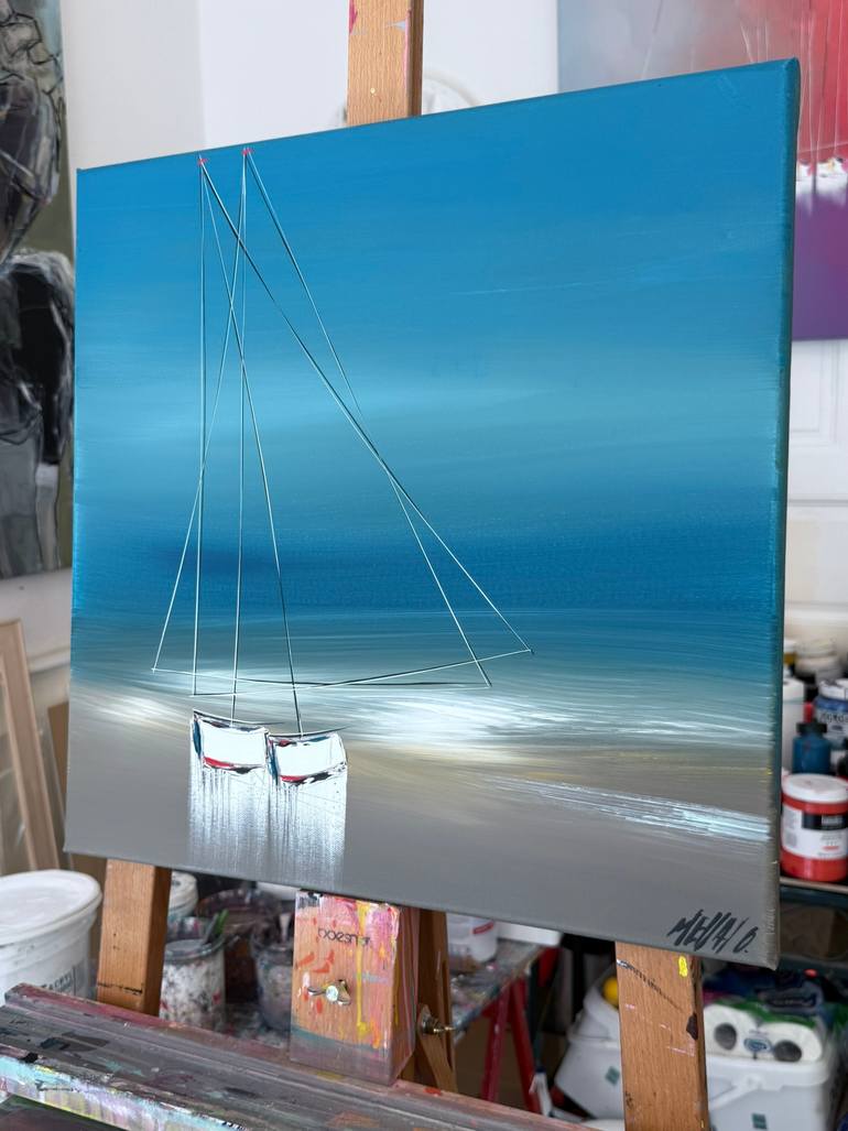 Juste à deux... JUST TWO OF US (2026) Painting by Olivier Messas ...