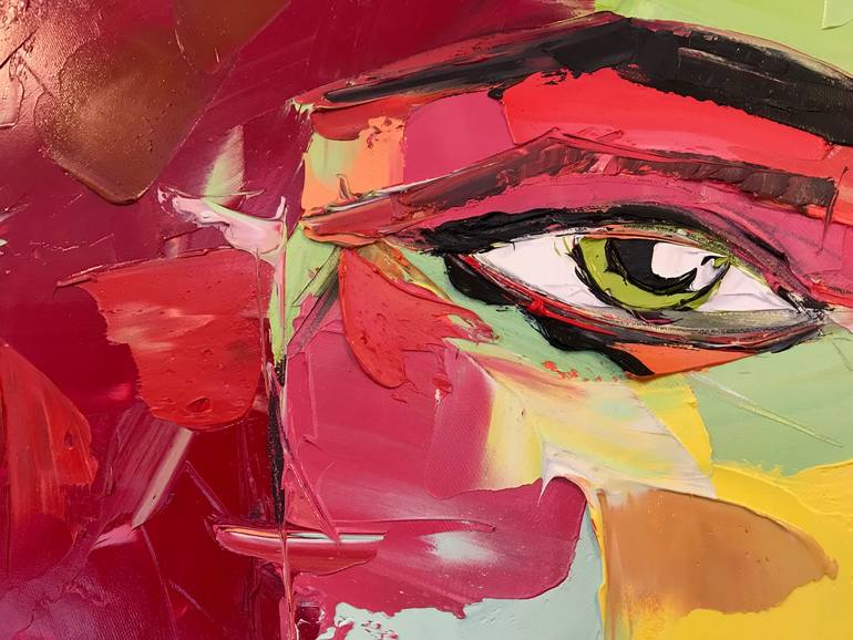 ZIGGY Portrait 3 (Visage & Face 2019) Painting by Olivier Messas | Saatchi Art