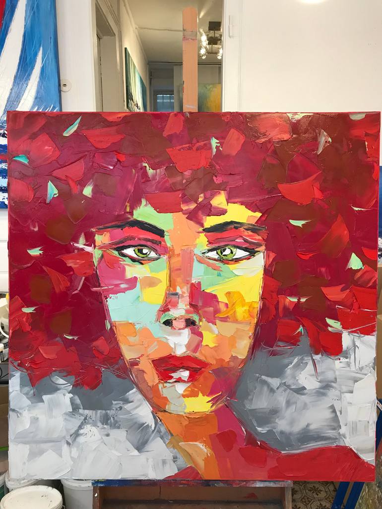 ZIGGY Portrait 3 (Visage & Face 2019) Painting by Olivier Messas | Saatchi Art