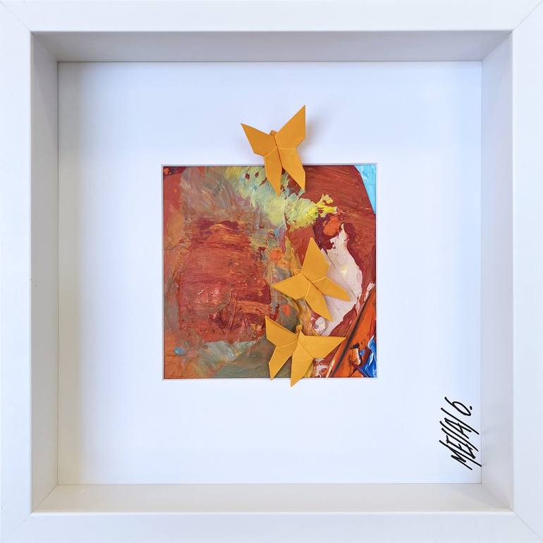 Papillons d'été... BUTTERFLIES OF THE SUMMER (ORIGAMI 2022) Collage by ...