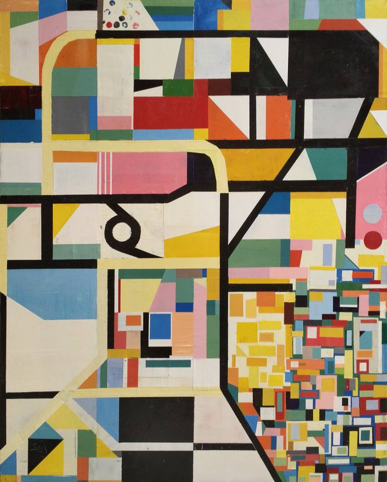 Arrested Development Painting by Justin Kim | Saatchi Art