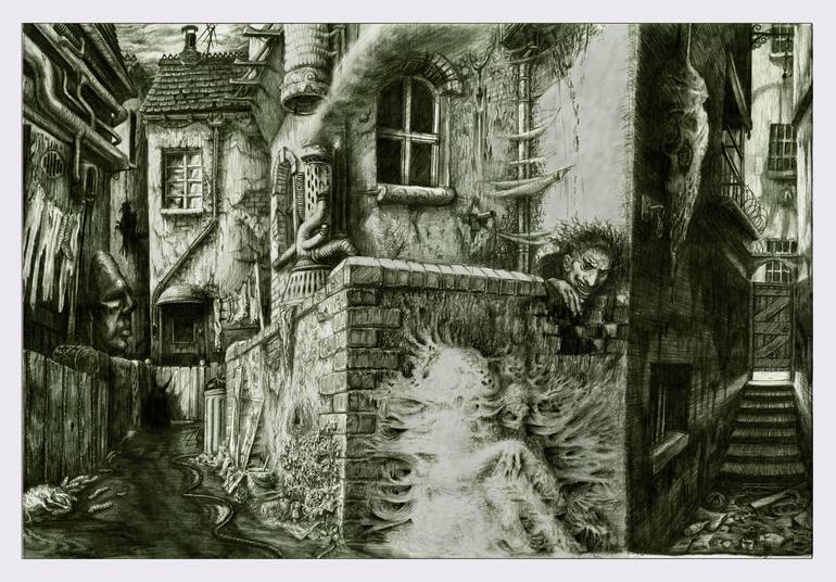 The Rot Drawing by Tony Hough | Saatchi Art