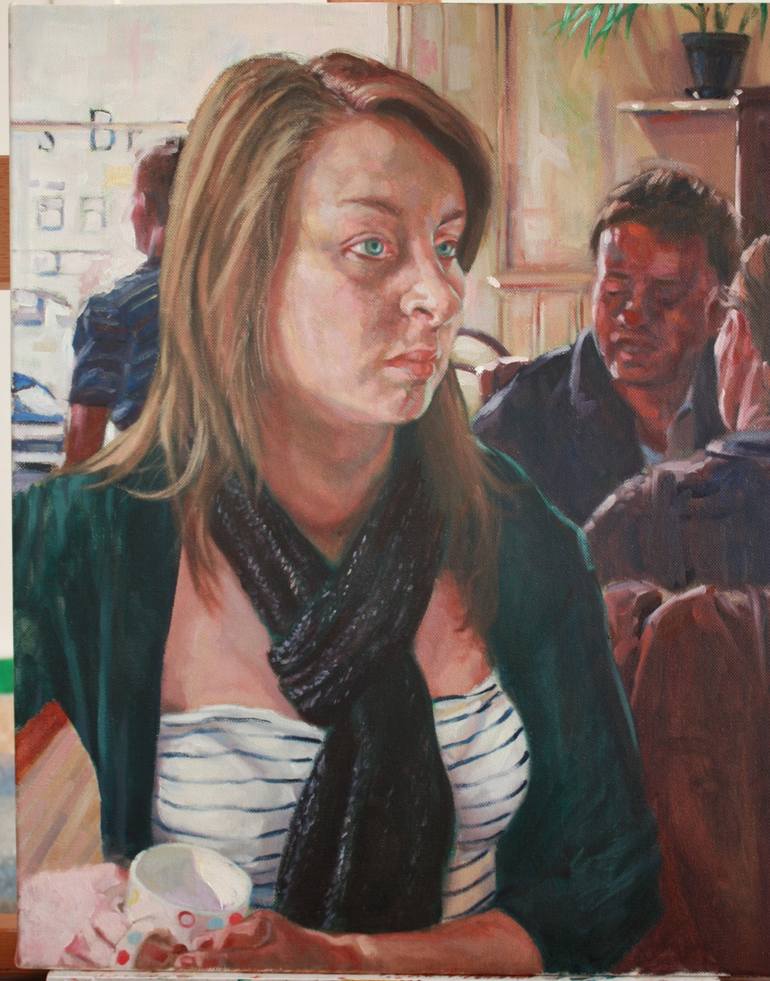 Waiting Painting by Howard Mason | Saatchi Art