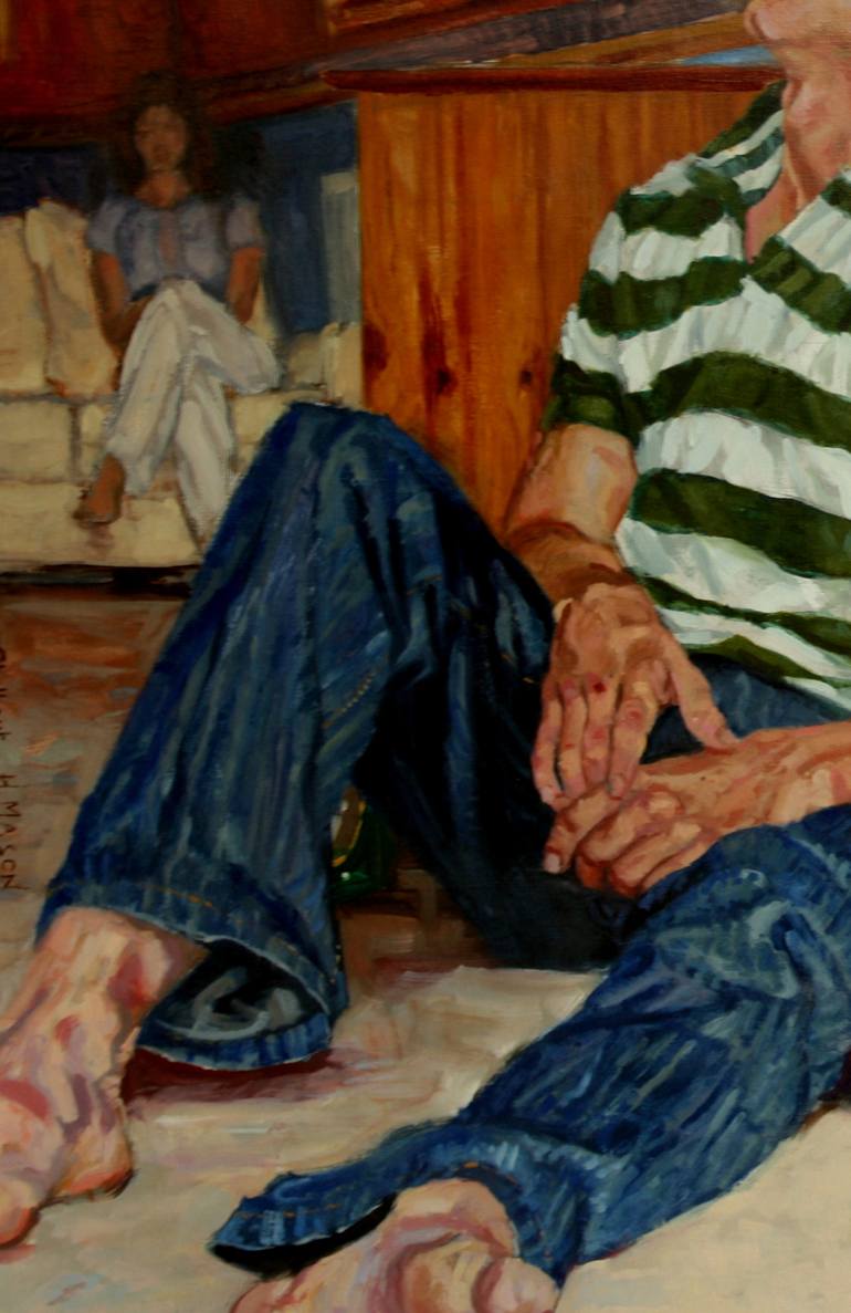 Chilling. Painting by Howard Mason | Saatchi Art