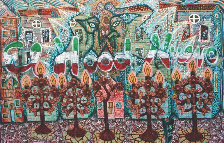 El Hood Nuevo Painting by Mark Nelson | Saatchi Art