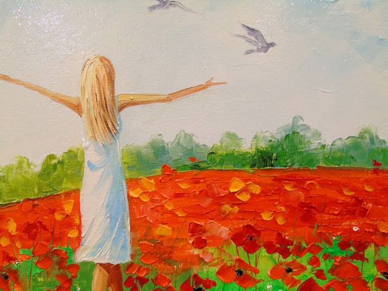 The flight of the soul Painting by Olha Darchuk | Saatchi Art