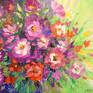A bouquet of flowers Painting by Olha Darchuk | Saatchi Art