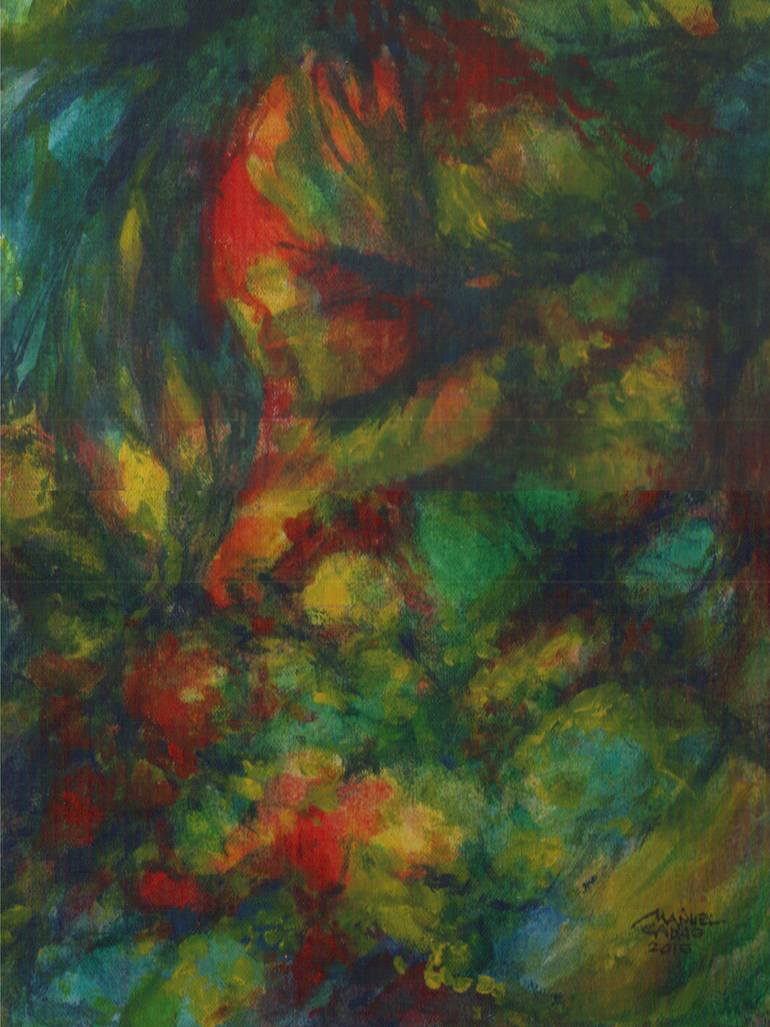 Satisfactions Painting by manuel cadag | Saatchi Art