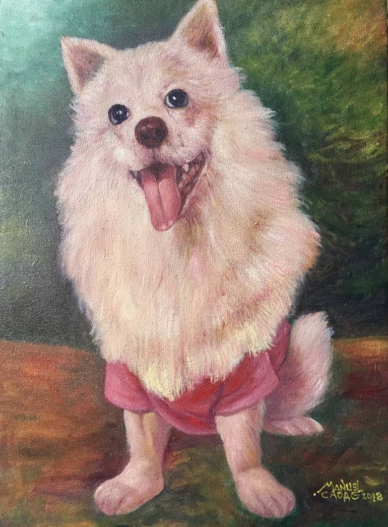 My Best Friend Miyake Painting by manuel cadag | Saatchi Art