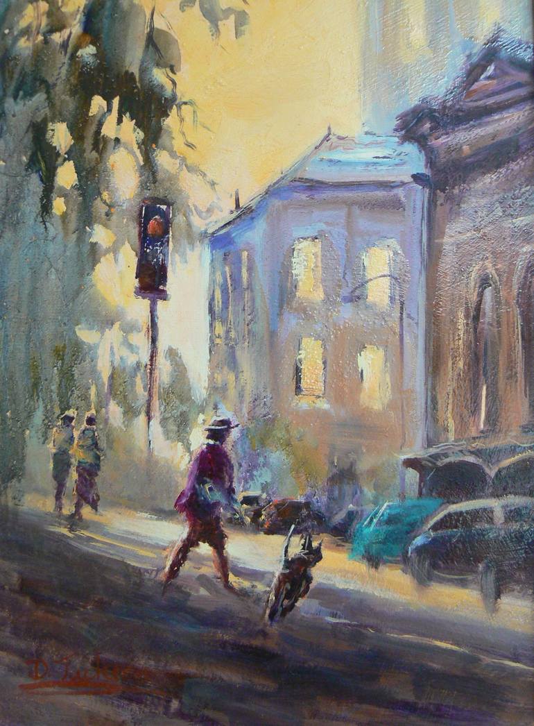Edward St Brisbane Painting by Diana Jackson | Saatchi Art Australia