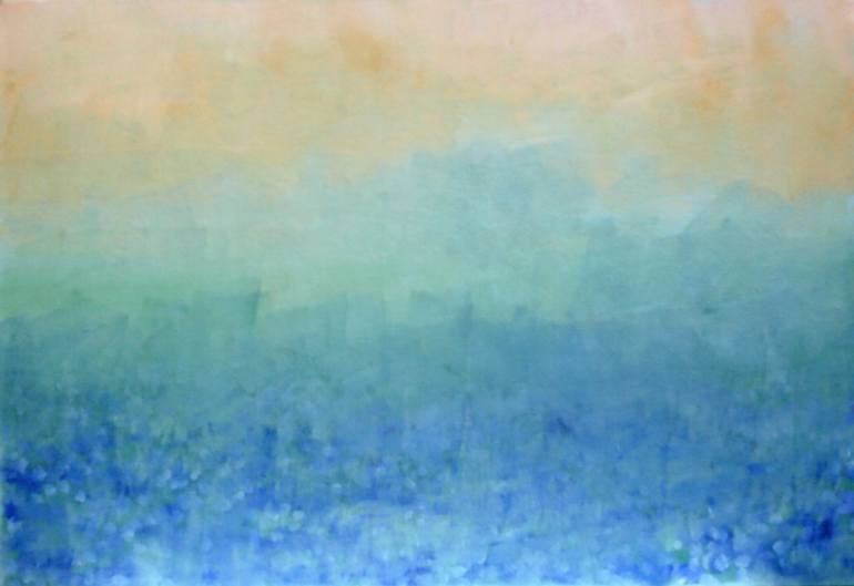 Yellow Sky Painting by Dara Daniel | Saatchi Art