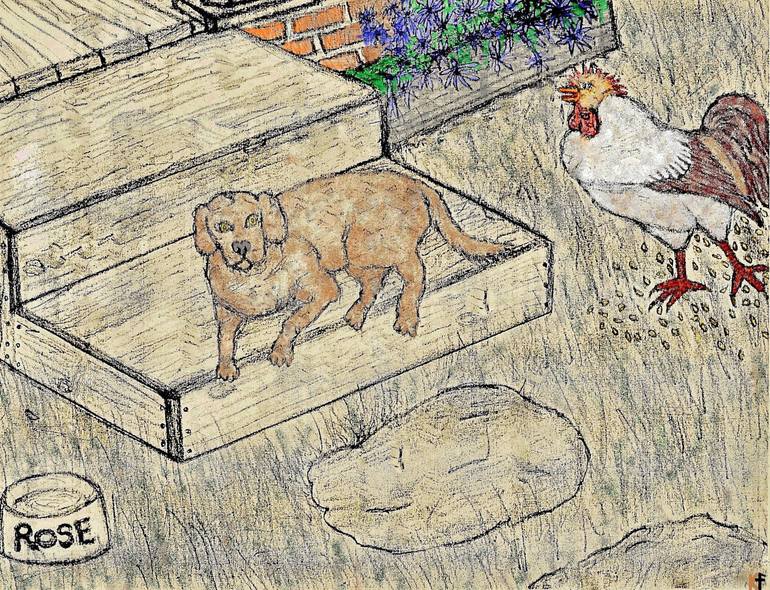 Good Ole Rose Drawing by Kevin Fairchild | Saatchi Art