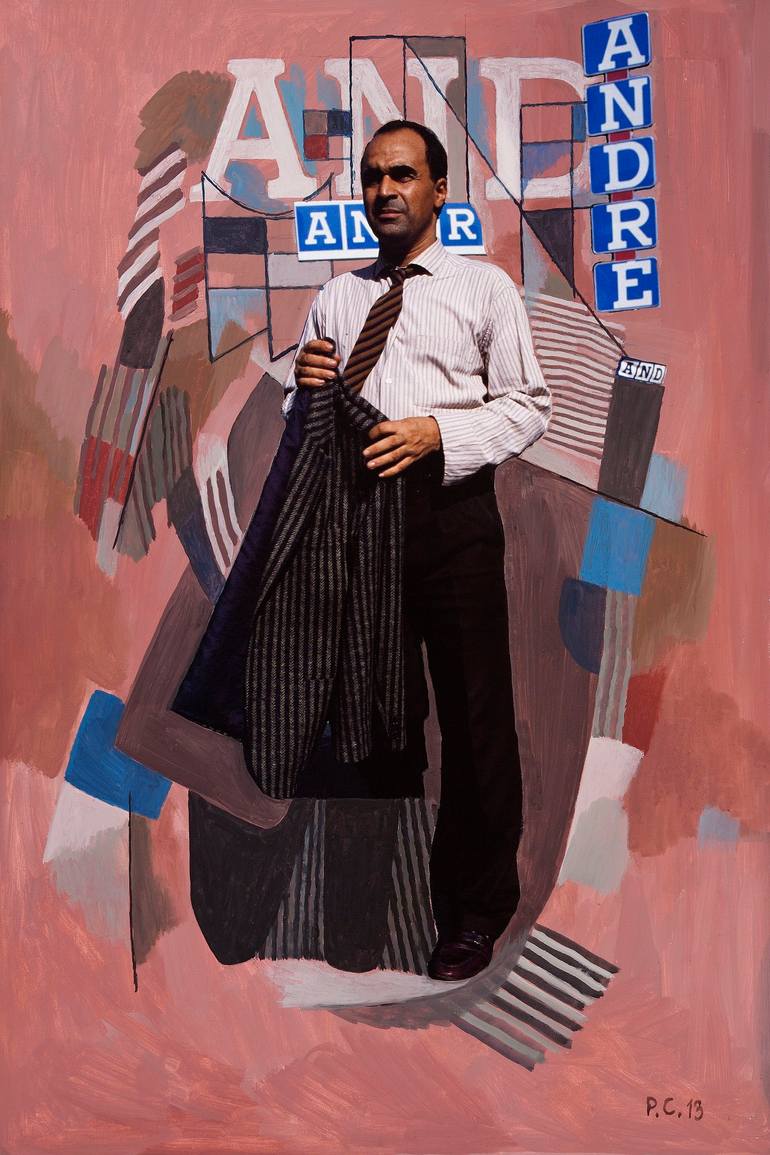 Man walking in Paris Painting by Panayotis Papadimitropoulos Clirim ...