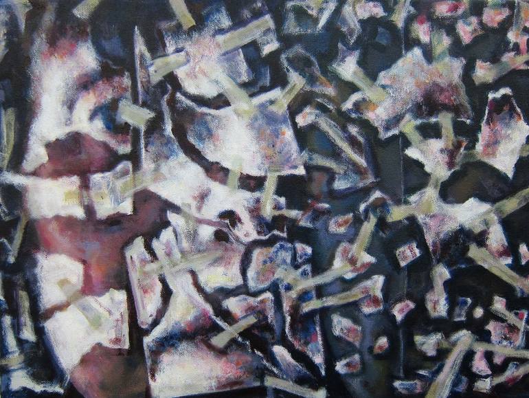 Fragmentation Painting by Anne Teahan | Saatchi Art