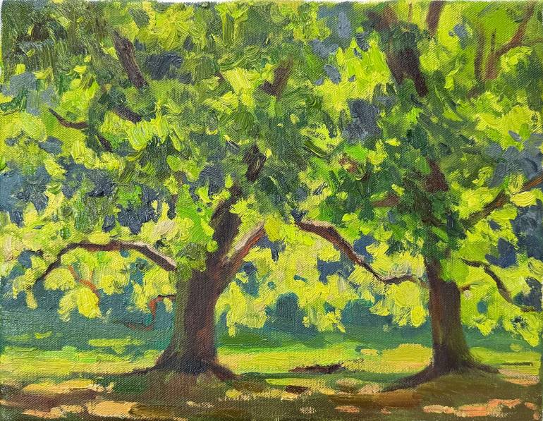 Summer Shade Painting by Nataliia Nosyk | Saatchi Art