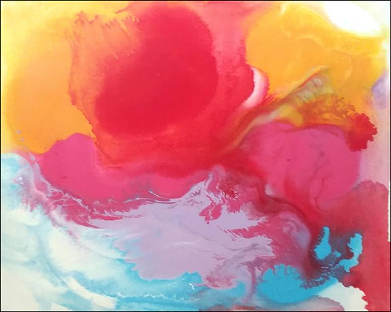 A Sea Of Blossoms Painting by Marsha Solomon | Saatchi Art