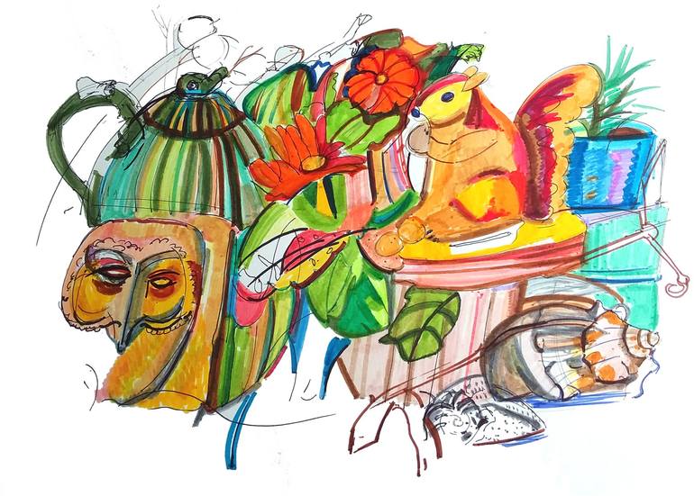 Summer Song Painting by Marsha Solomon | Saatchi Art