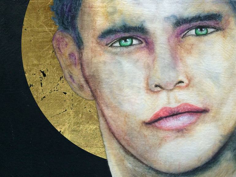 Gabriel in Glory Painting by Lenard Collins | Saatchi Art